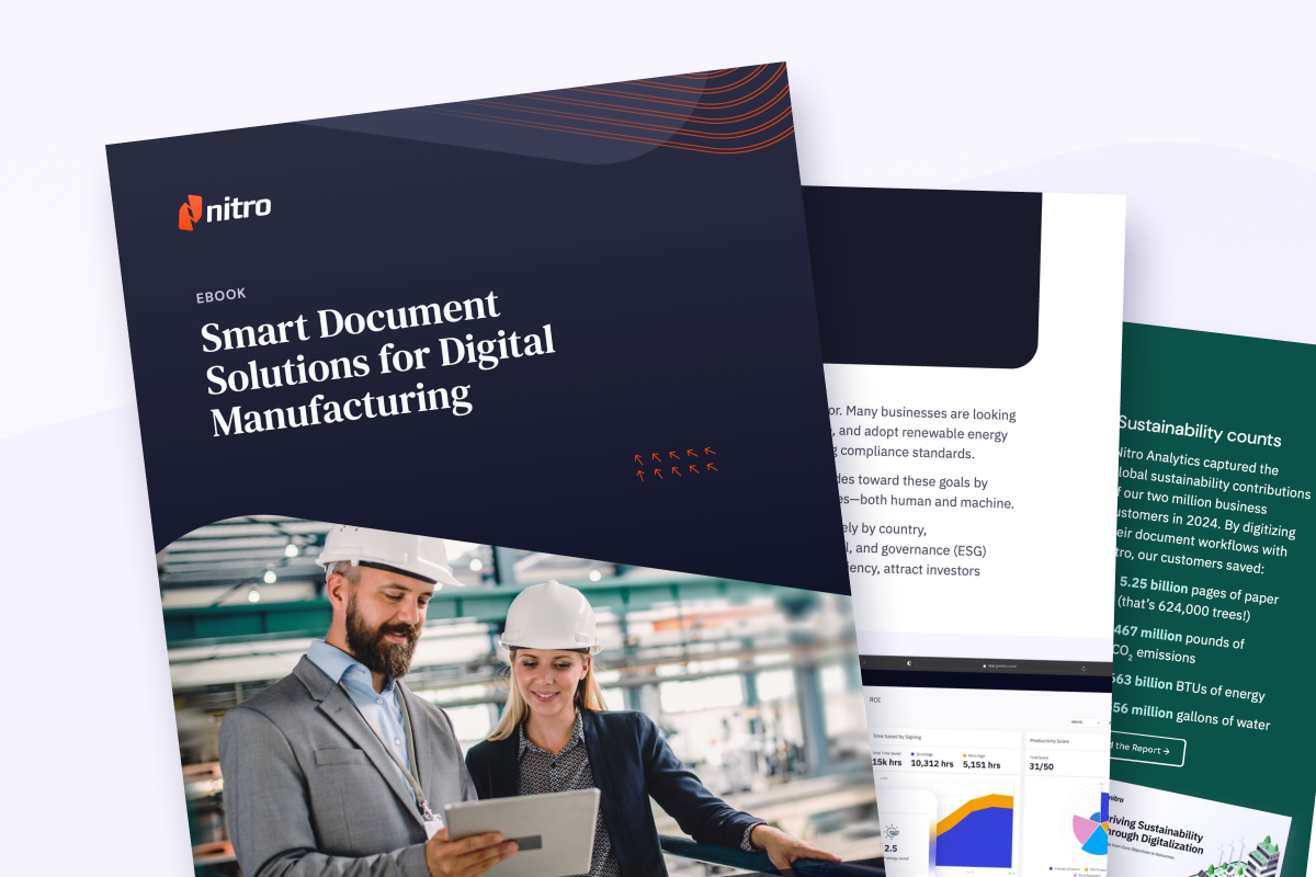 Smart Document Solutions for Digital Manufacturing